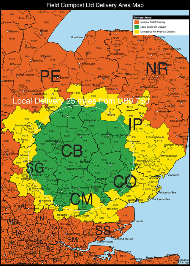 Local Delivery with Crane Lift | Field Compost