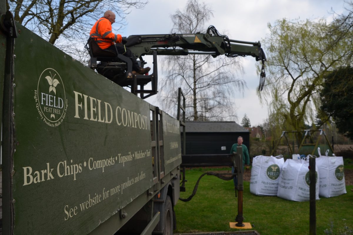 Local Delivery with Crane Lift | Field Compost